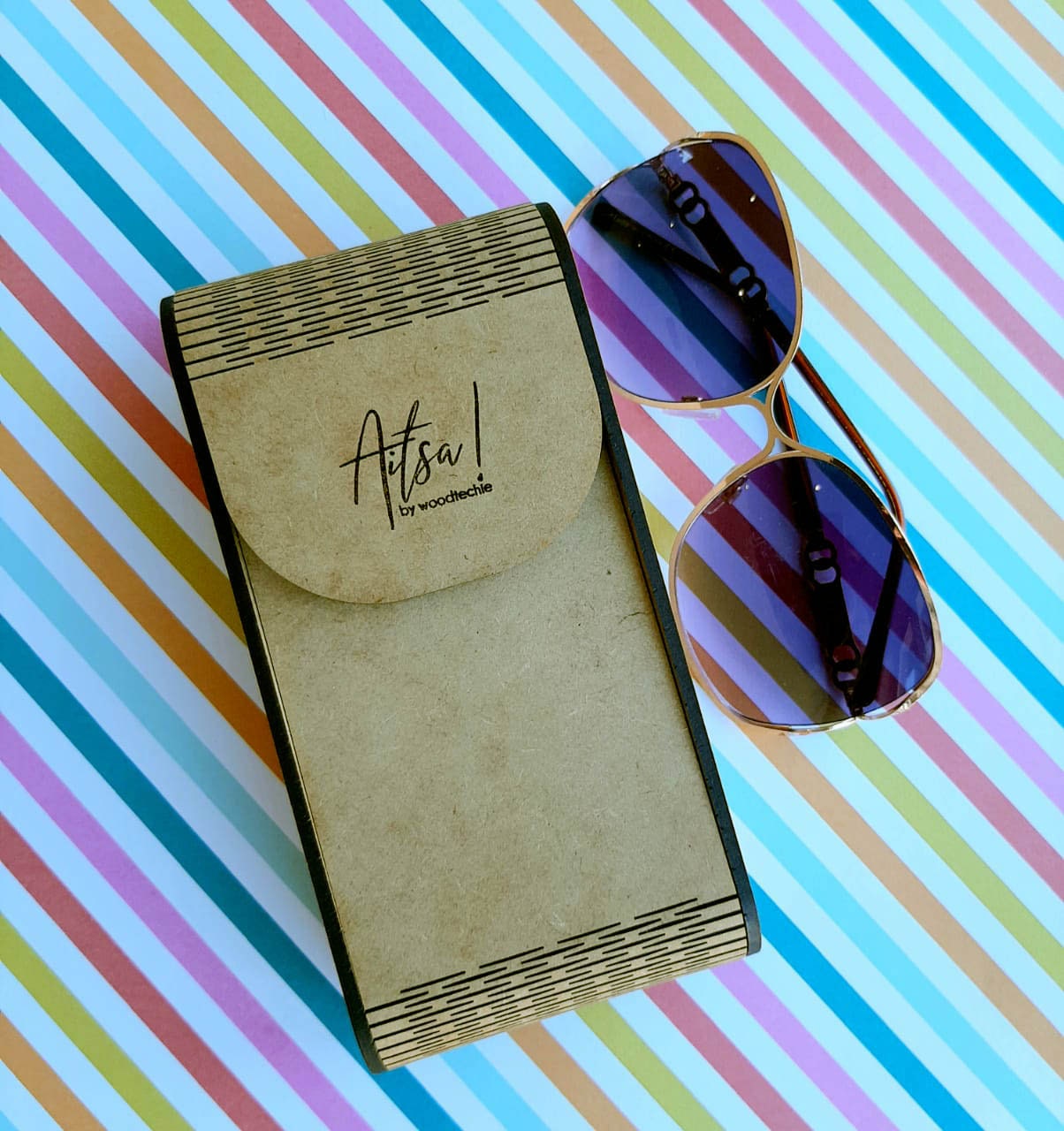 Triangle and Rectangle Wooden Glasses Case Design File Laser Cut Files ...