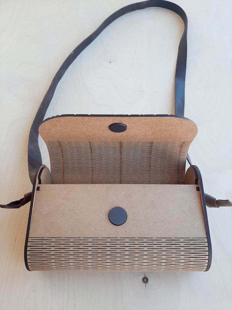 Mini Wood Handbag Digital Design Laser Cut File Instant Download 6cm X ...