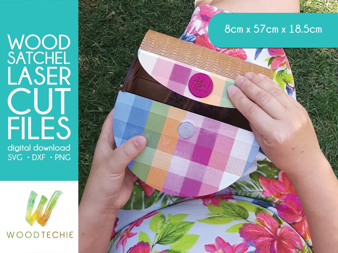 Snazzy Satchel | Handbag | Laser Cut Files (8cm X 14.5cm X 18.5cm) - Etsy