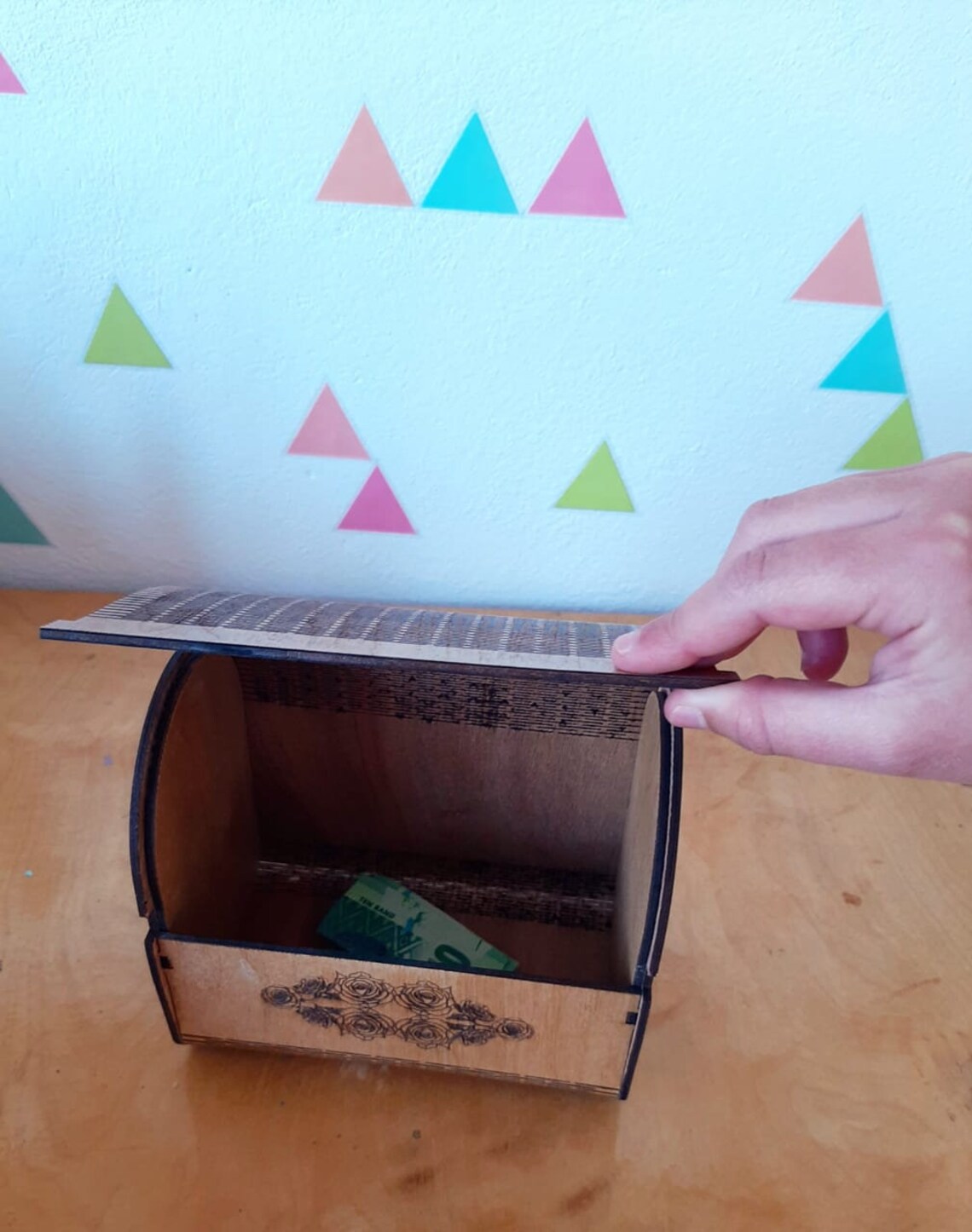 Chest Money Box Design File Laser Cut Files 10cm X 14.5cm X 15.5cm. - Etsy