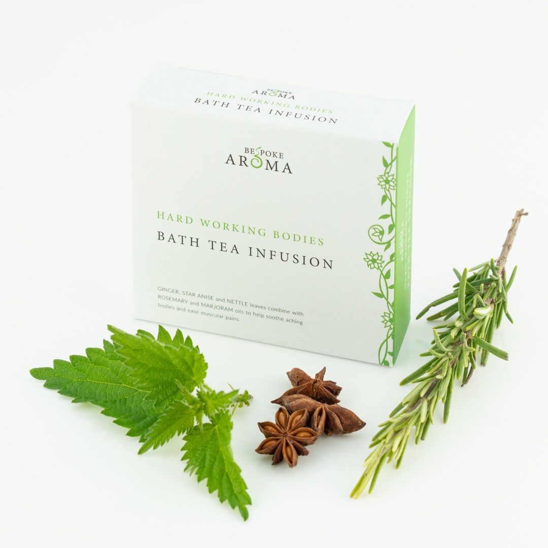 Hard Working Bath Tea Infusion: Natural Aromatherapy Muscle Soak - Etsy