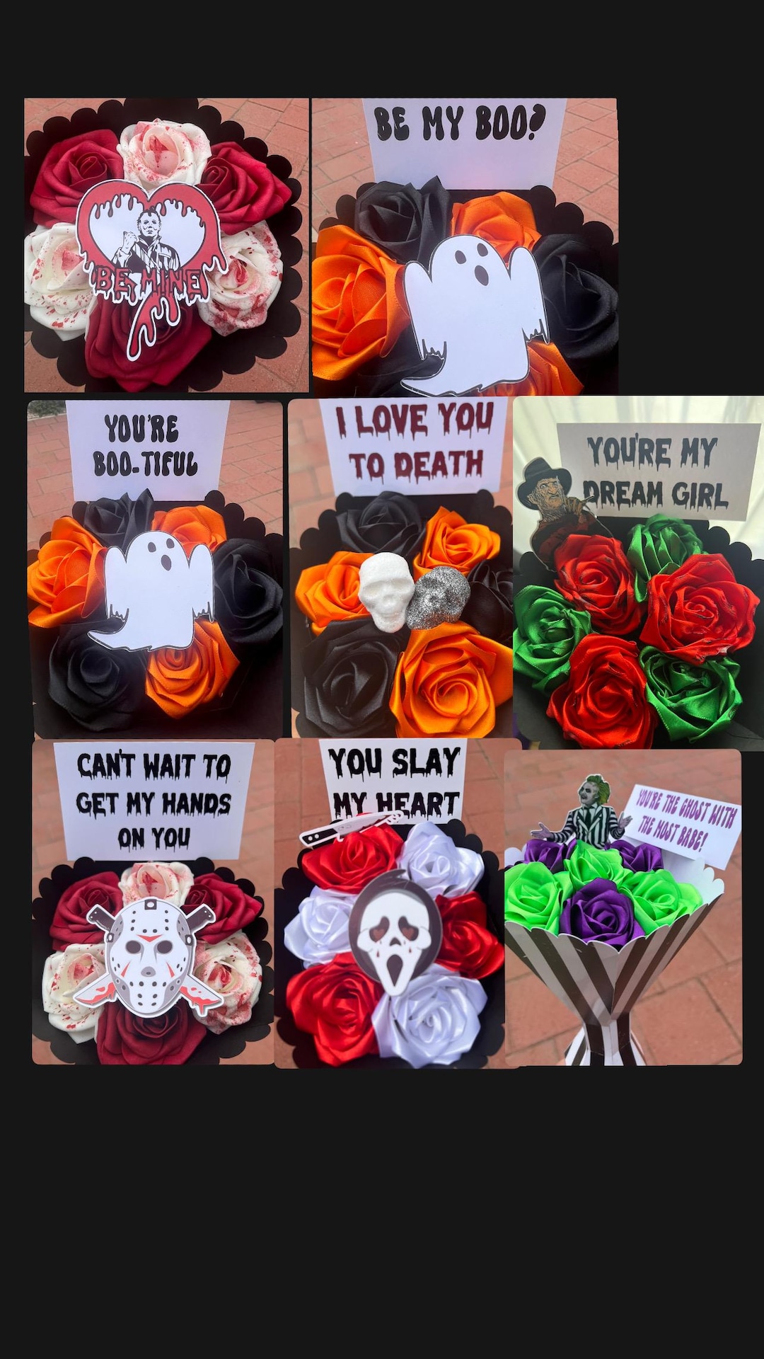Halloween Forever Roses - Etsy