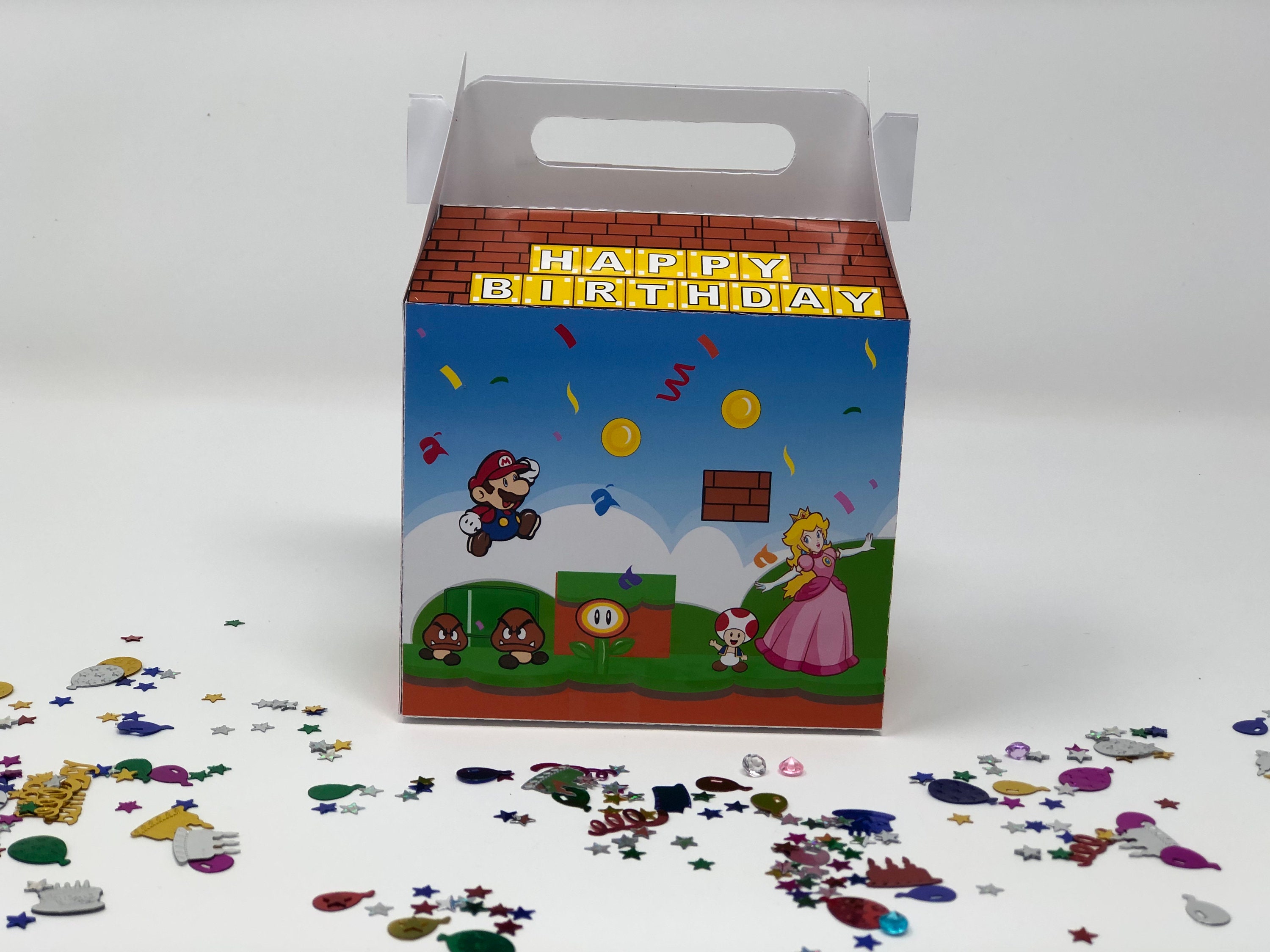 Super Mario Party Boxes (12pc) - Etsy