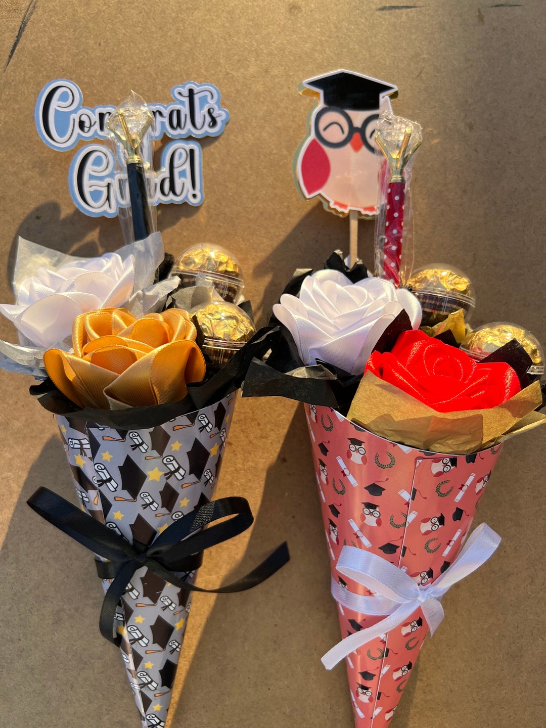 Graduation Forever Roses Gift - Etsy