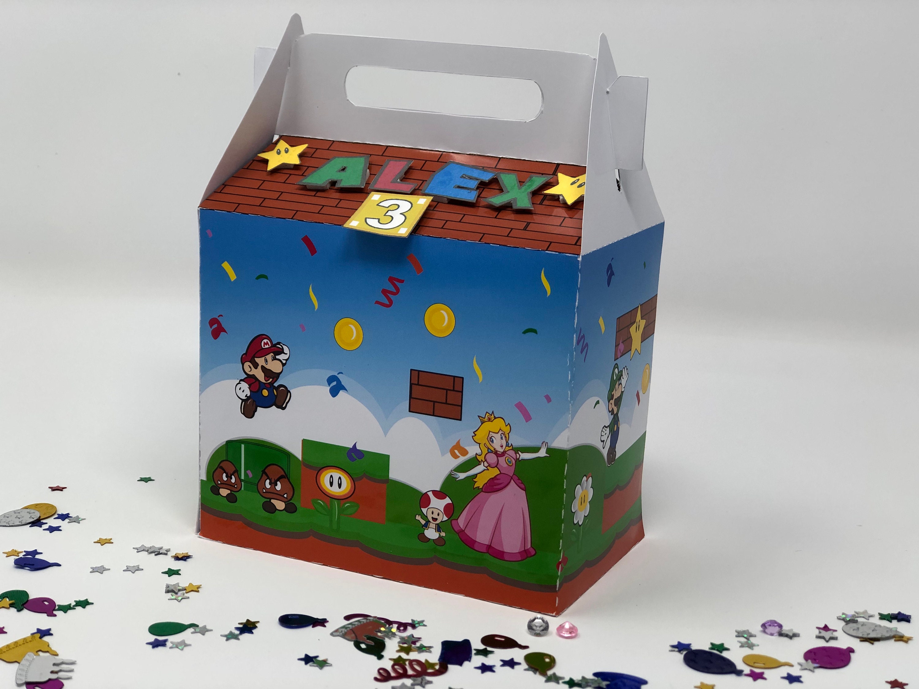 Super Mario Party Boxes (12pc) - Etsy