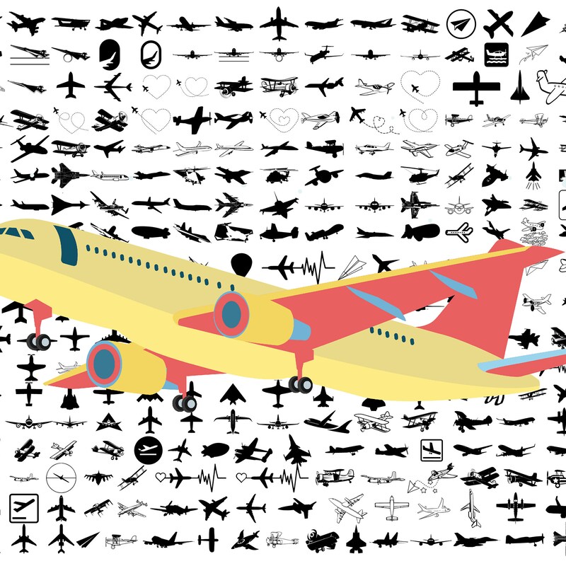 Plane Svg - Etsy