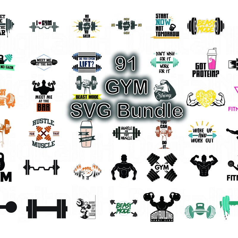 Workout Svg Files - Etsy