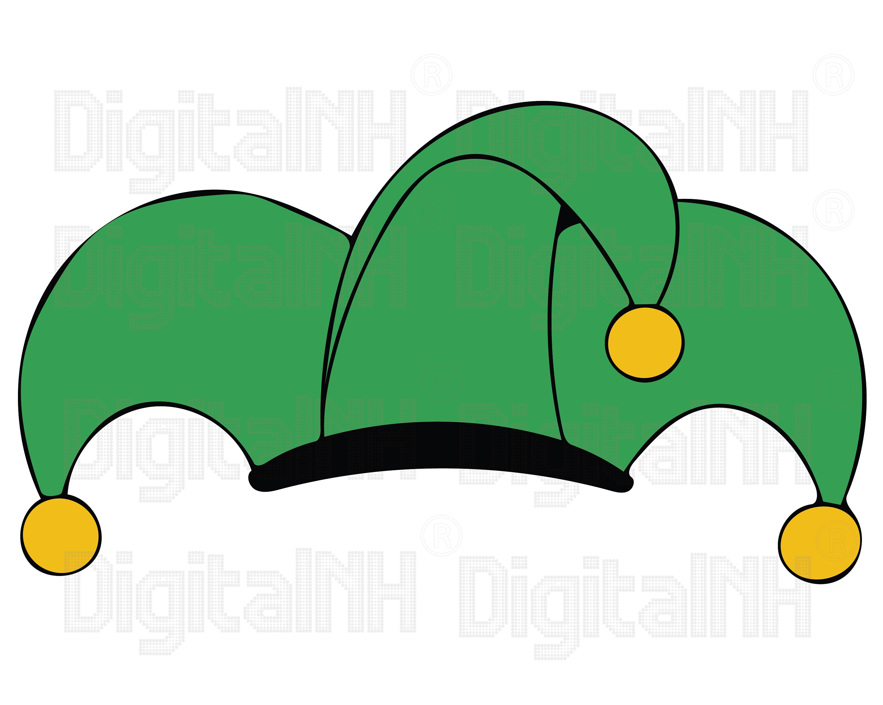 Jester Hat SVG Jester SVG Mardi Gras Hat SVG Mardi Gras - Etsy