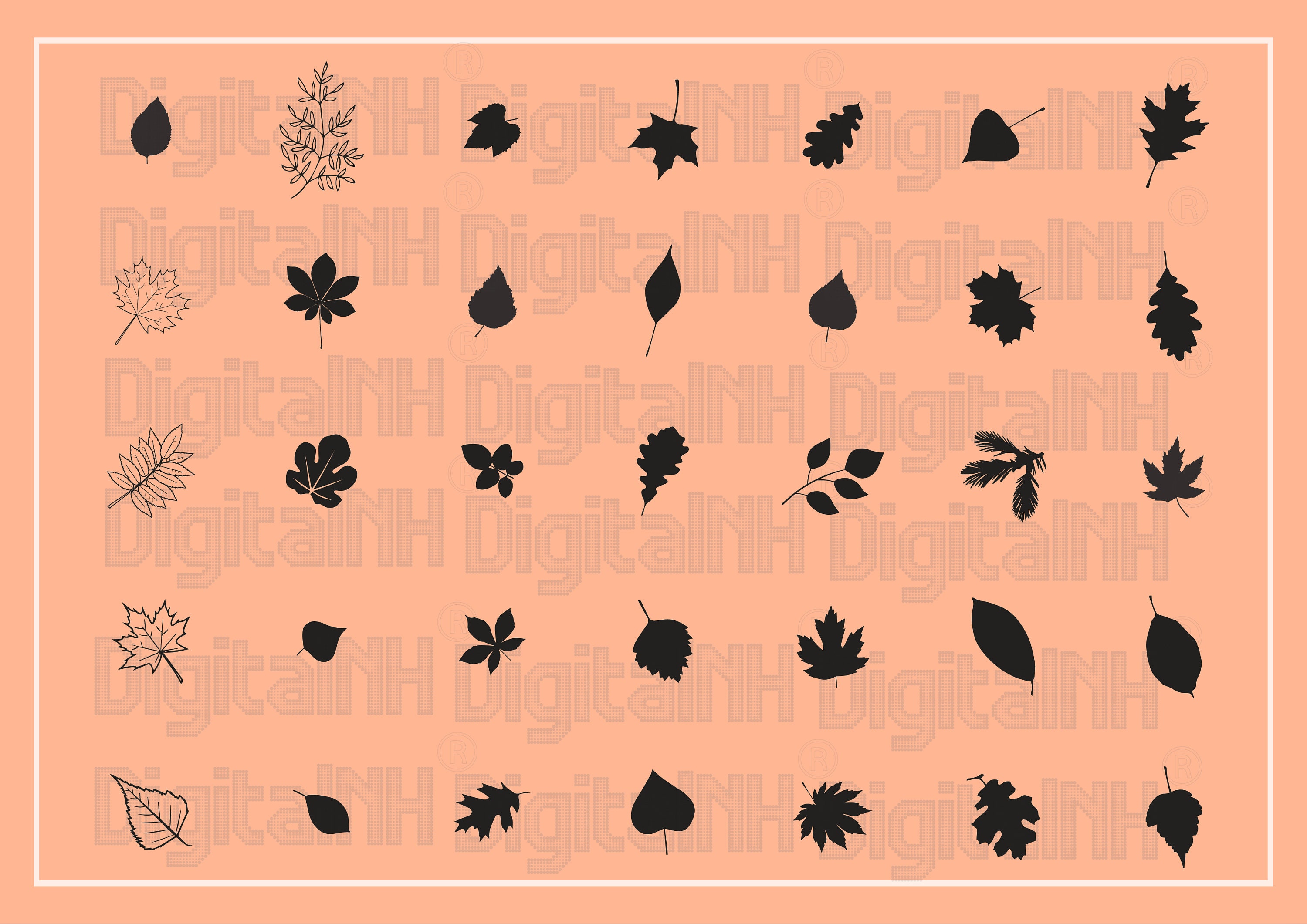 248 LEAVES SVG Bundle Botanical Svg Autumn Leaves Svg Hand - Etsy