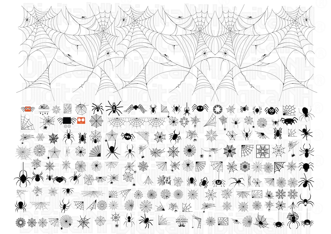 178 Spiderweb SVG PNG Bundle, Spider SVG, Spiderweb Svg, Web Svg ...