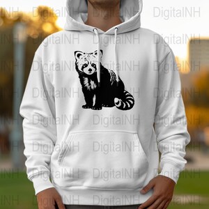 Cute Red Panda SVG File for Cricut, Printable Red Panda PNG Clipart ...