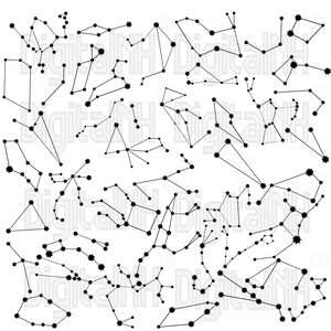 88 Constellations SVG PNG Mega Bundle: Star Zodiac Designs (instant ...