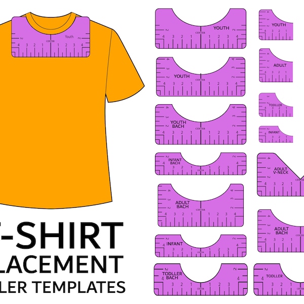 Shirt Ruler Svg - Etsy