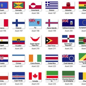 280+ Flags SVG Bundle, Flag PNG, World Flags SVG, Country Svg, Country ...