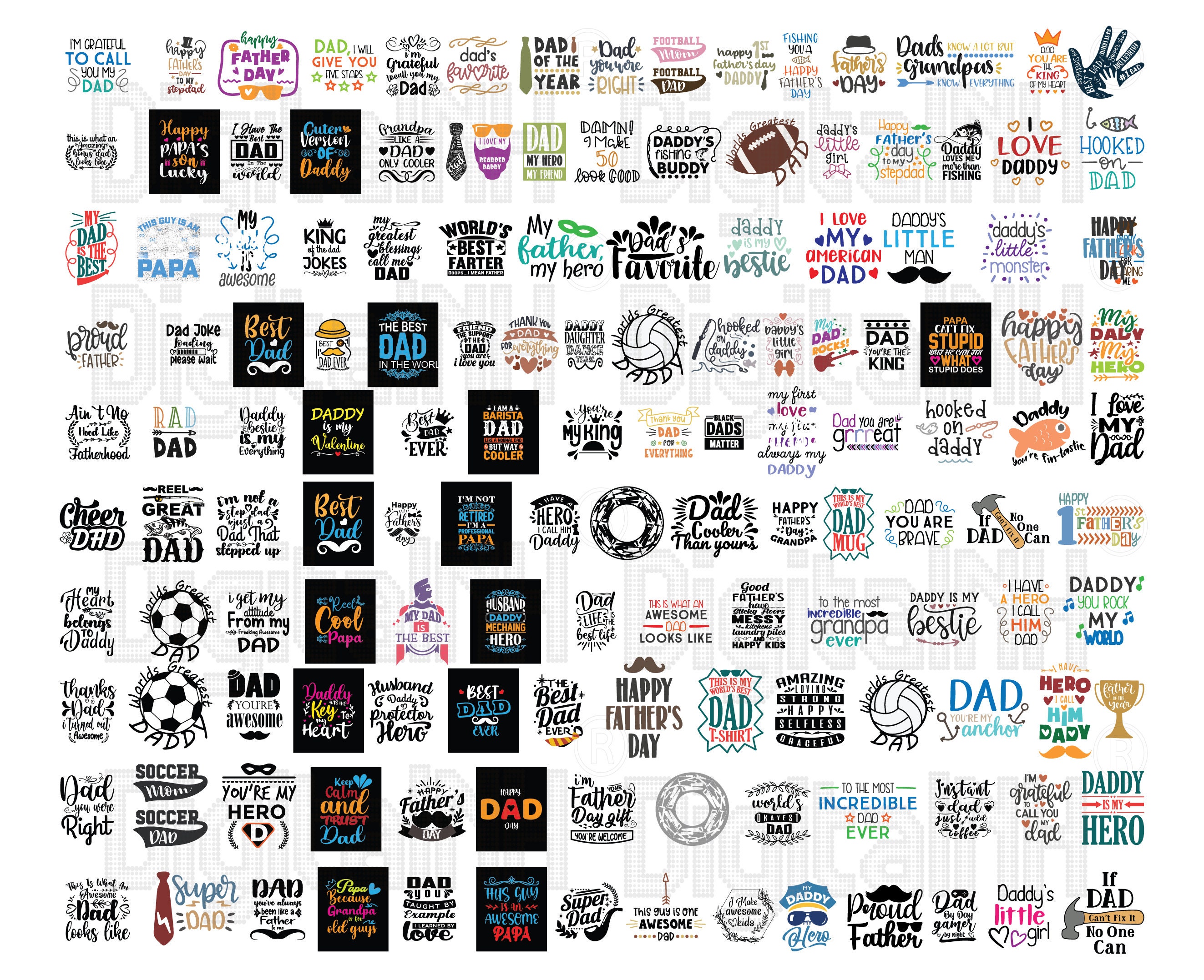 480 Father's Day SVG Bundle Father SVG Father Quotes - Etsy Canada