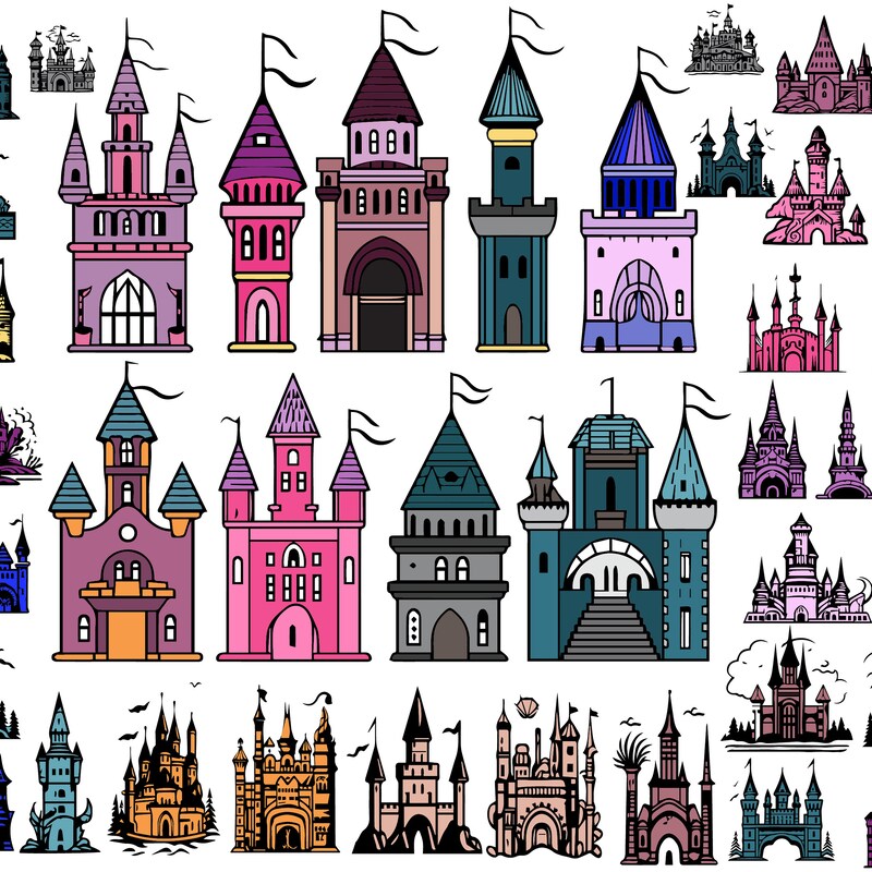Castle Svg - Etsy