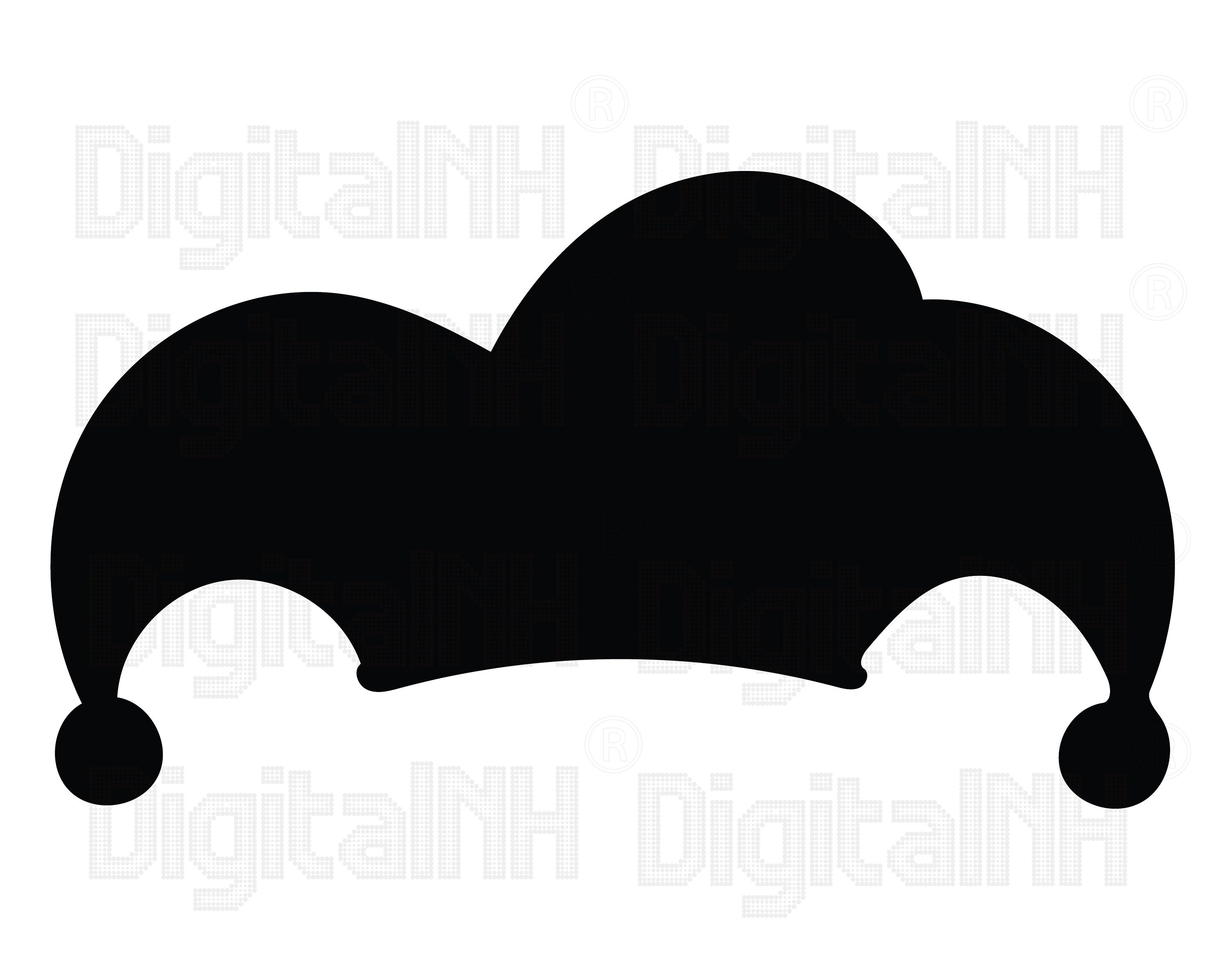 Jester Hat SVG Jester SVG Mardi Gras Hat SVG Mardi Gras - Etsy