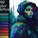 200 Color Palettes Bundle | 6000 Colors | iPad Color Swatches ...