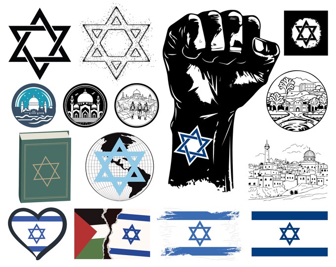 Israel Flag SVG Original Colors, Israel Flag Png, Commercial Use for ...