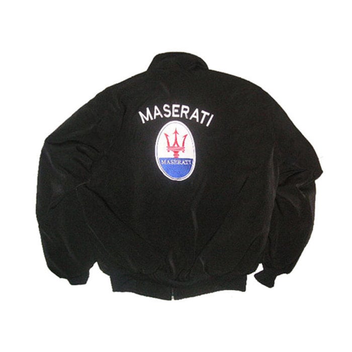 Maserati Racing Jacket Black Racing Jacket NASCAR Jacket Vintage Jacket ...