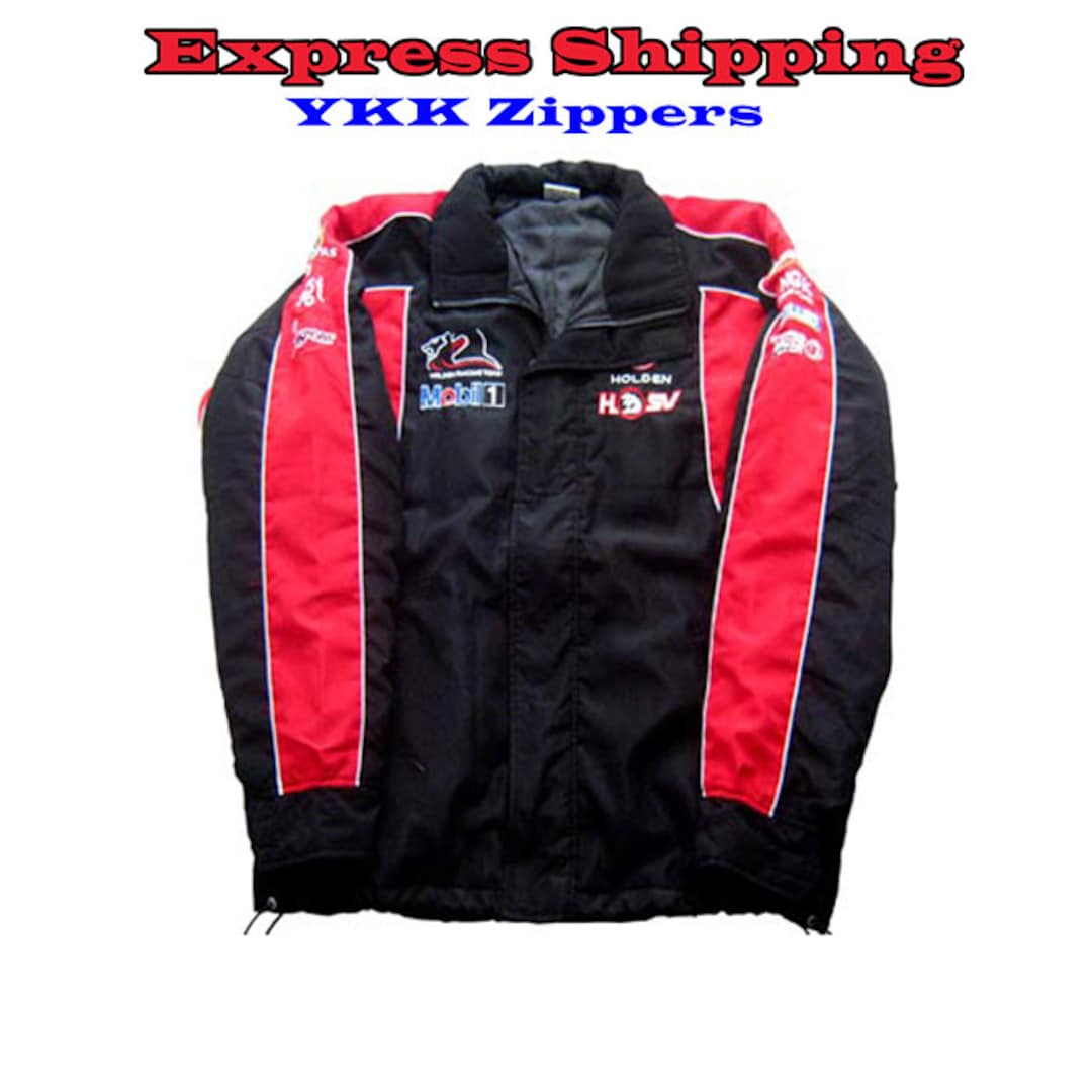 Holden WRS BLACK & RED Racing Jacket Nascar Racing Racing Jacket Men ...