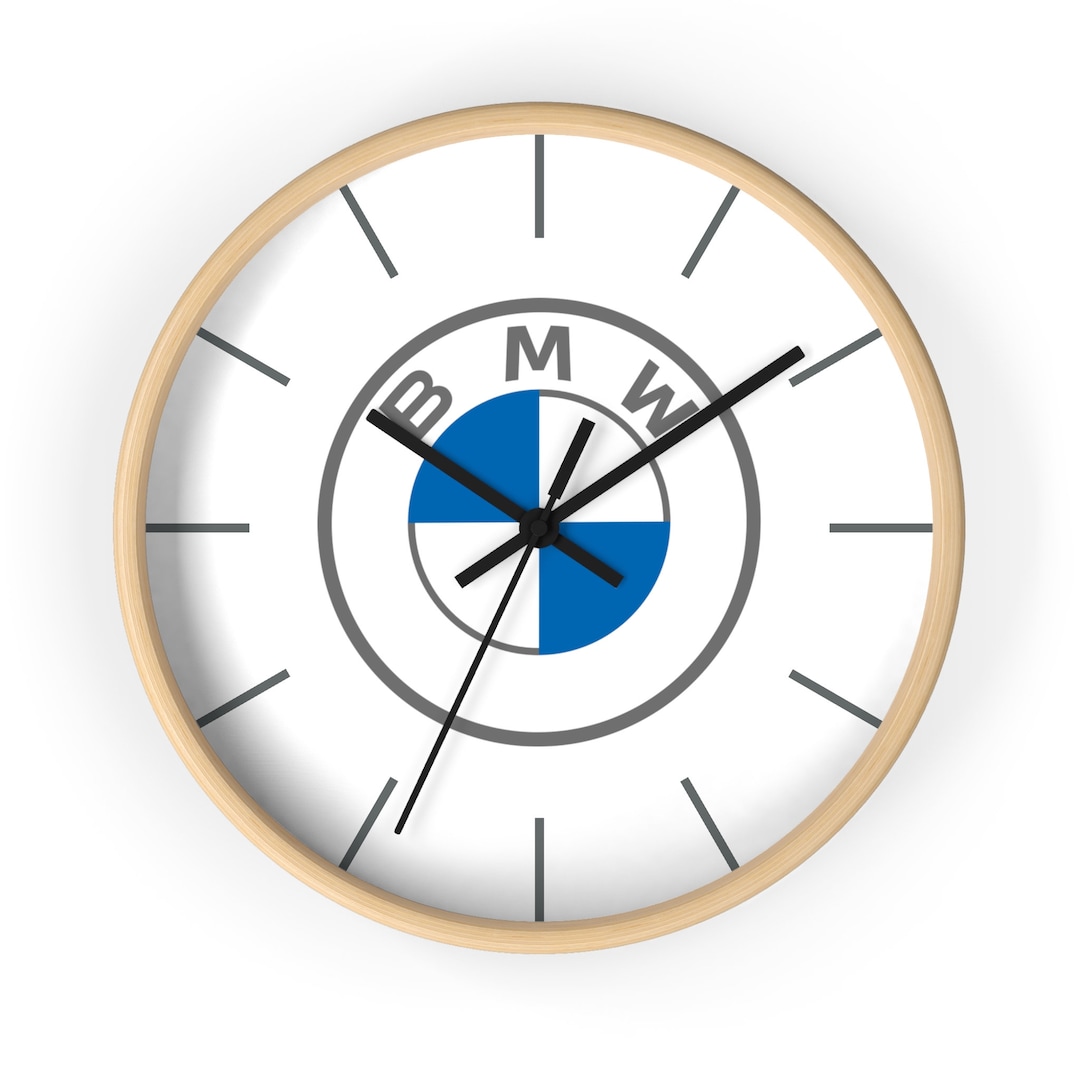 BMW Wall Clock Logo Wall Clock Custom Wall Clock - Etsy