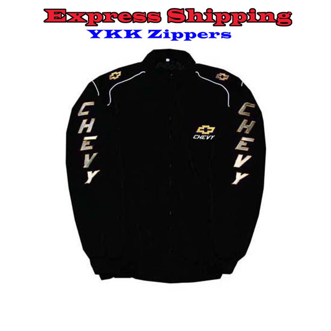 Chevy Racing Jacket Black Racing Jacket Nascar Racing - Etsy