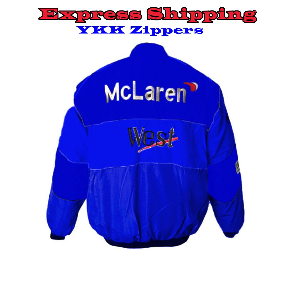 Mercedes Benz West Mclaren Blue Racing Jacket Nascar Racing Jacket Etsy ...