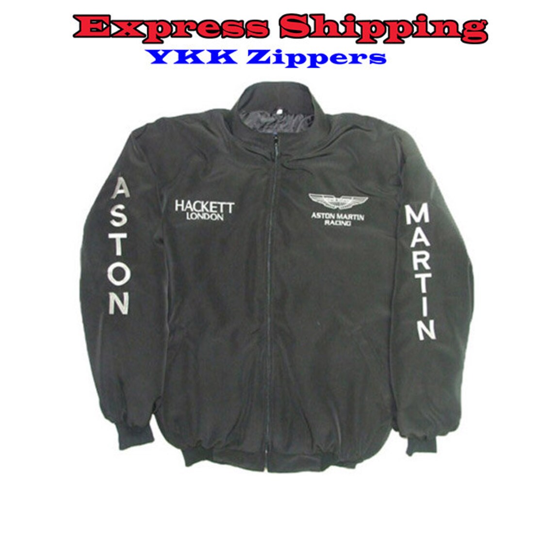 Aston Martin Racing Jacket Black NASCAR Jacket Racer Jacket Motorsport ...