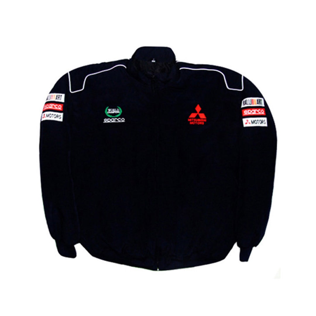 Mitsubishi Motors Sparaco Racing Jacket Black NASCAR - Etsy