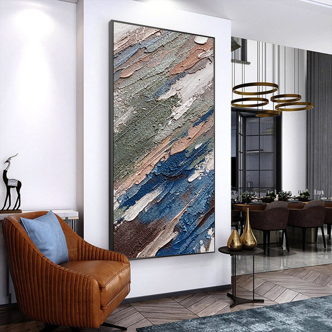 Original Starry Sky Oil Painting on Canvas,starry Night 3D Textured ...