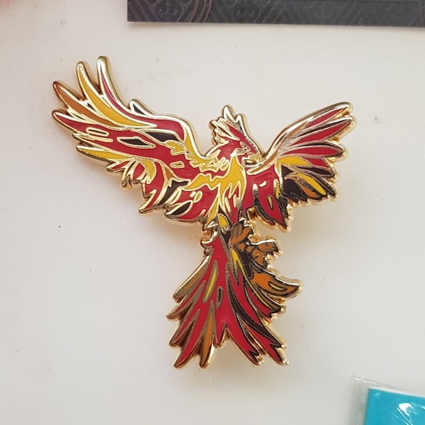 Phoenix Pin - Etsy