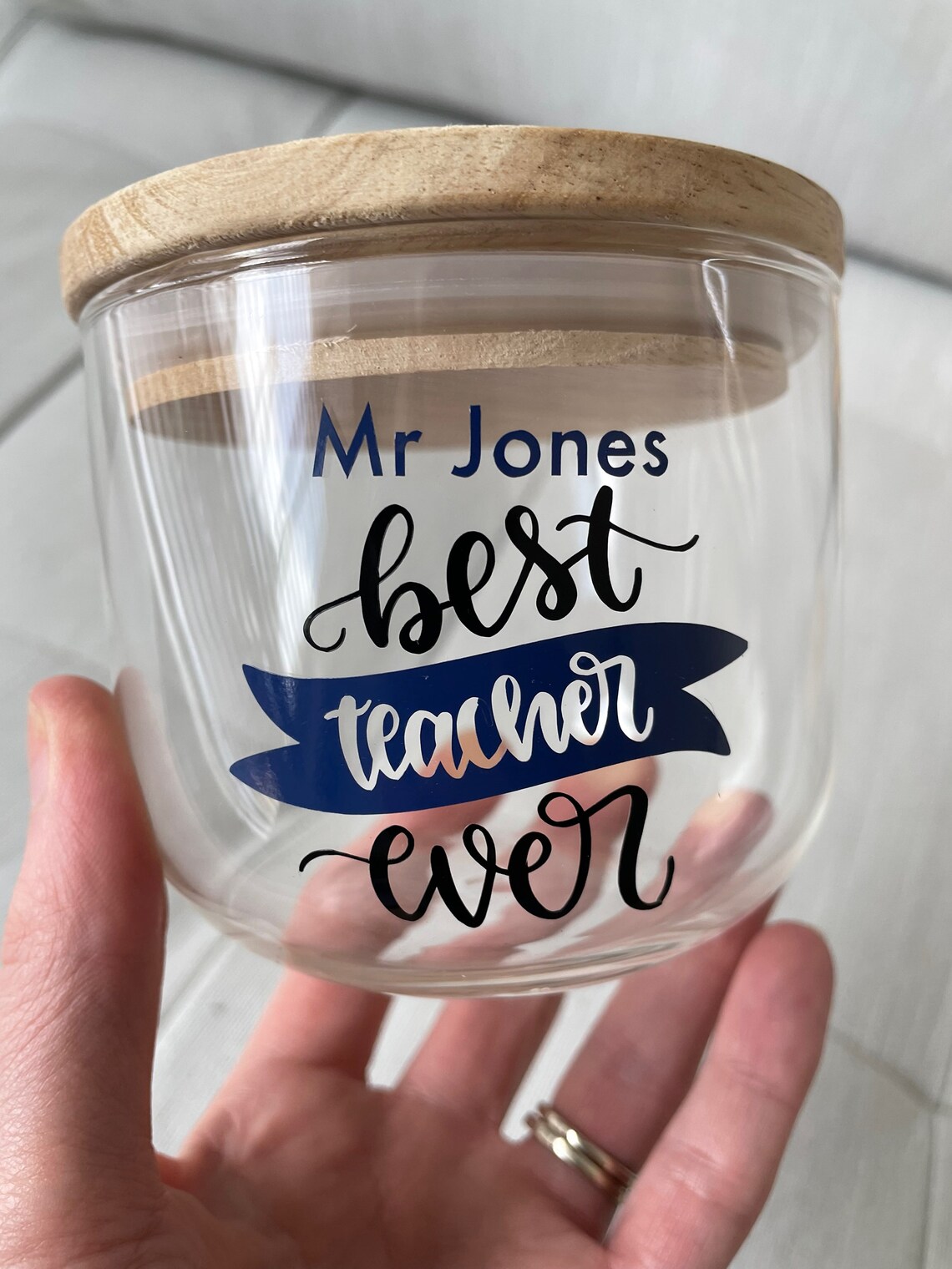 Teacher Gift | Teacher Jar | Teacher Christmas Gift | Best Teacher ...