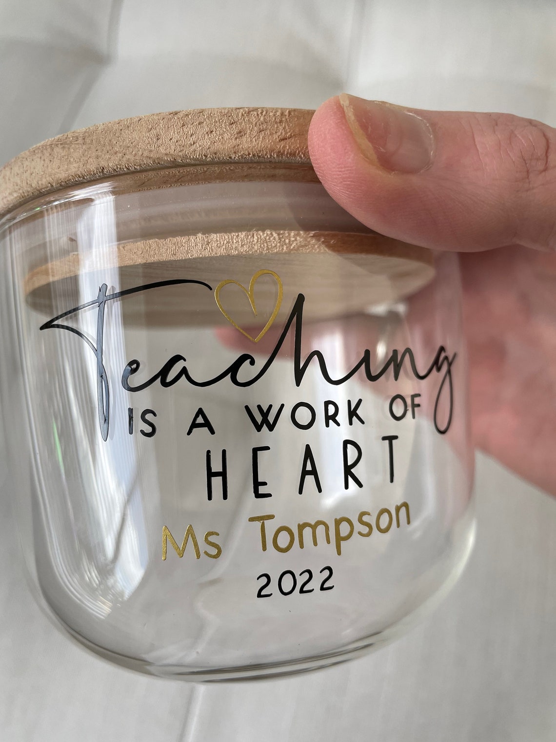 Teacher Gift | Teacher Jar | Teacher Christmas Gift | Best Teacher ...
