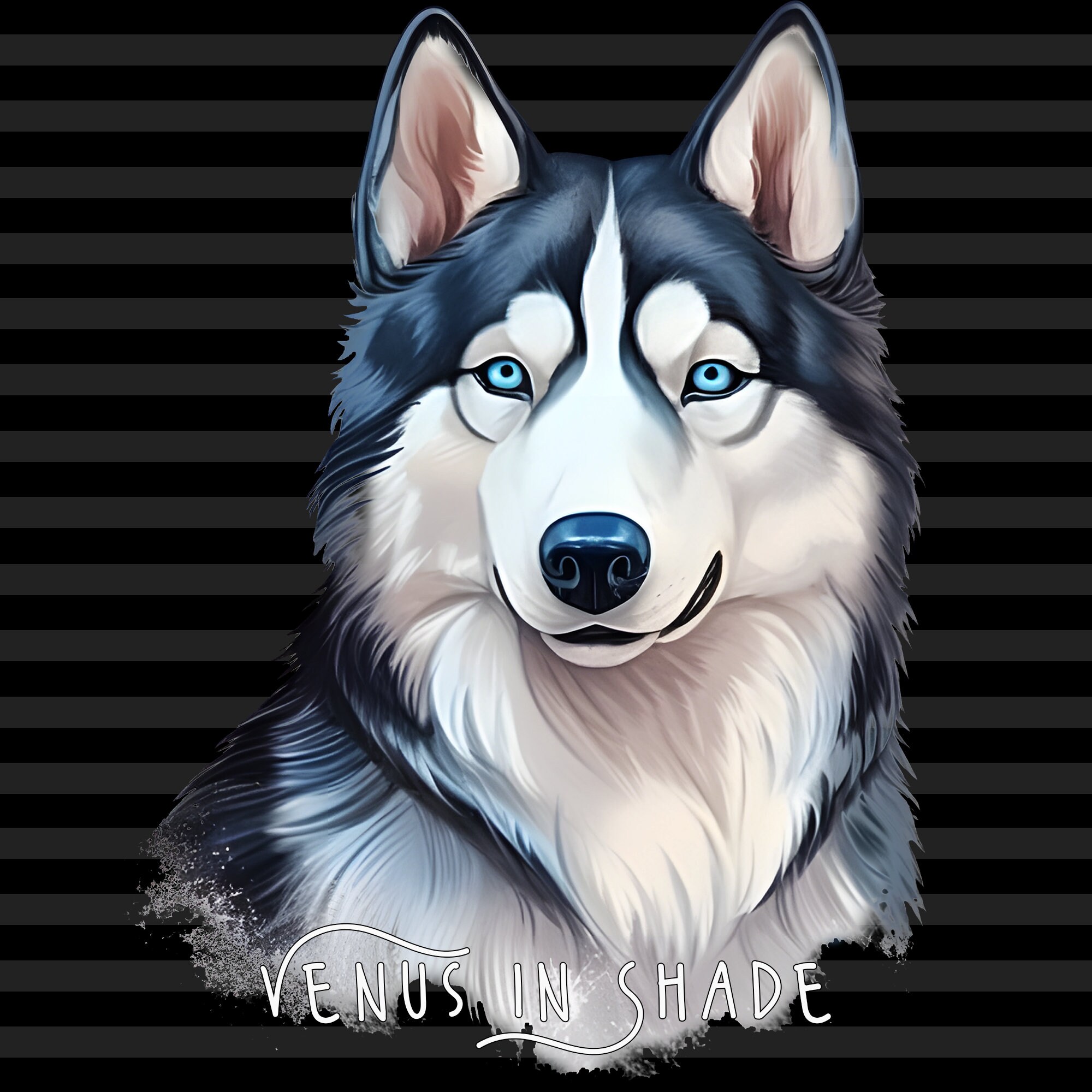 Siberian Husky Sled Dog Alaskan Fantasy Puppy Dog Pet - Etsy