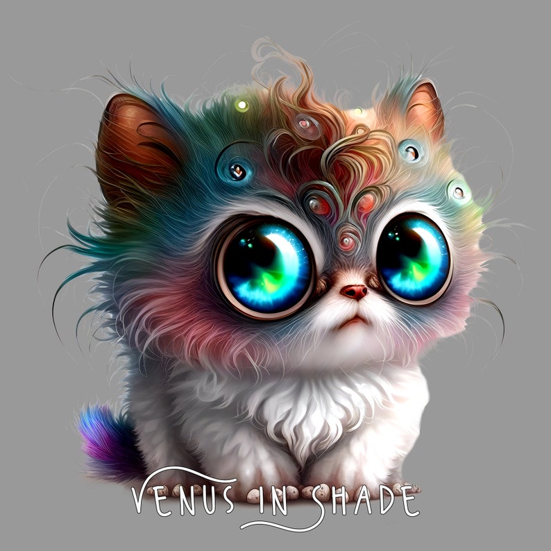 Odd Creature Space Cat Alien Entity Fantasy Monster Animal Woodland ...