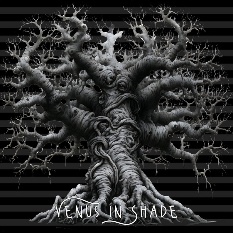 Watercolor Tree of Death Tree of Life Earth and Nature - Etsy