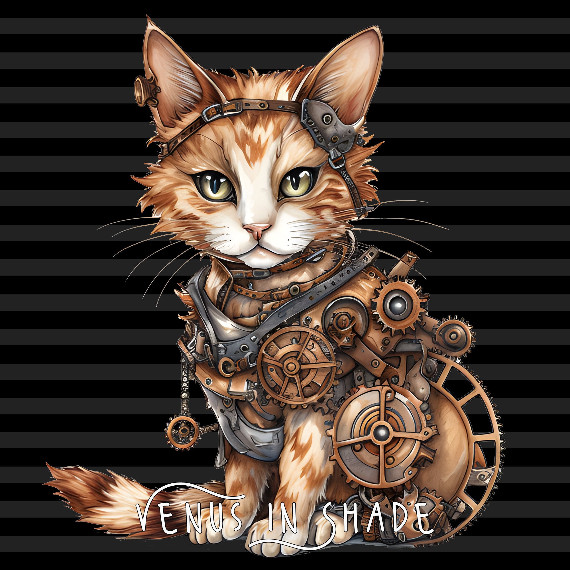 Steampunk Pets Kitten Mechanical Cat Animals Metal - Etsy