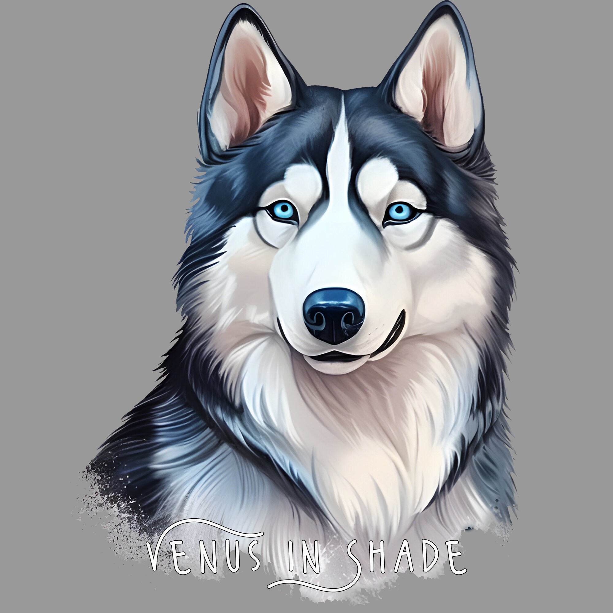 Siberian Husky Sled Dog Alaskan Fantasy Puppy Dog Pet - Etsy