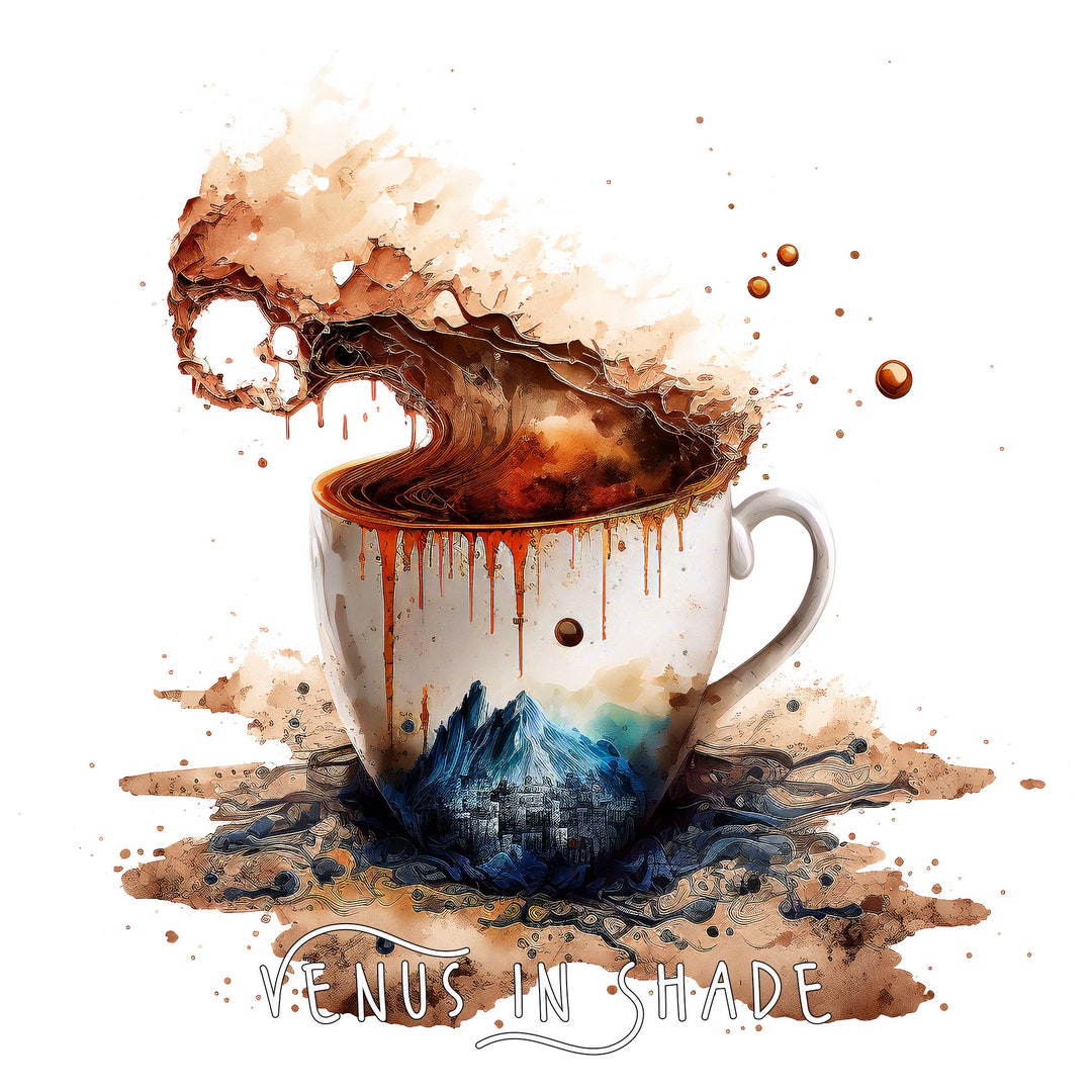 Mountain Coffee Coffee Splash Tea Wilderness Outdoor - Etsy