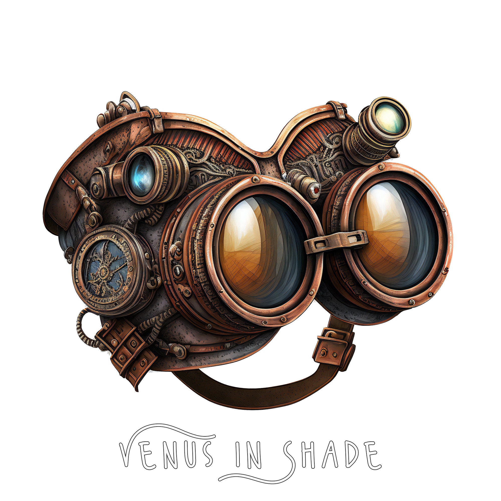 Steampunk Goggles Drawing