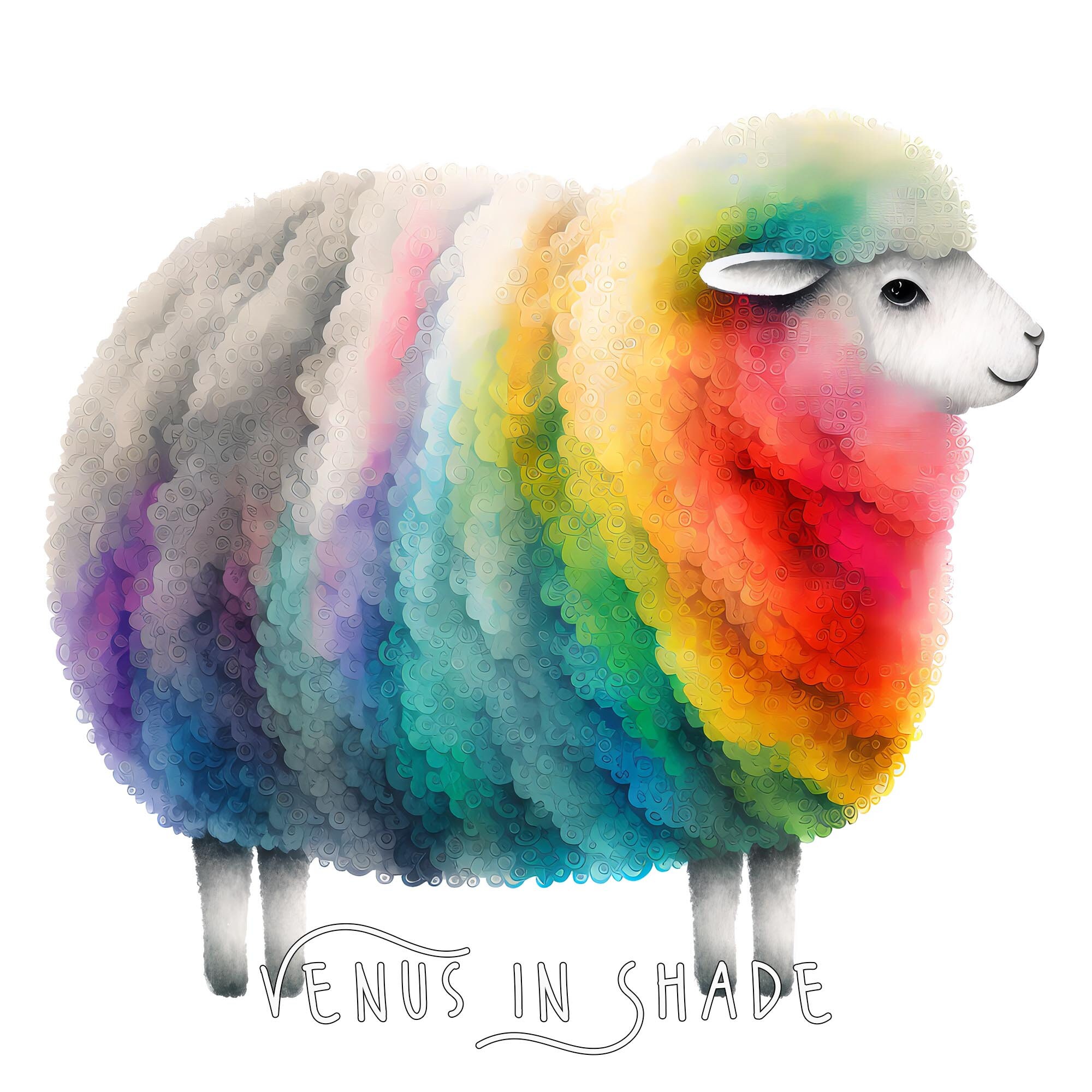 Rainbow Sheep Animation