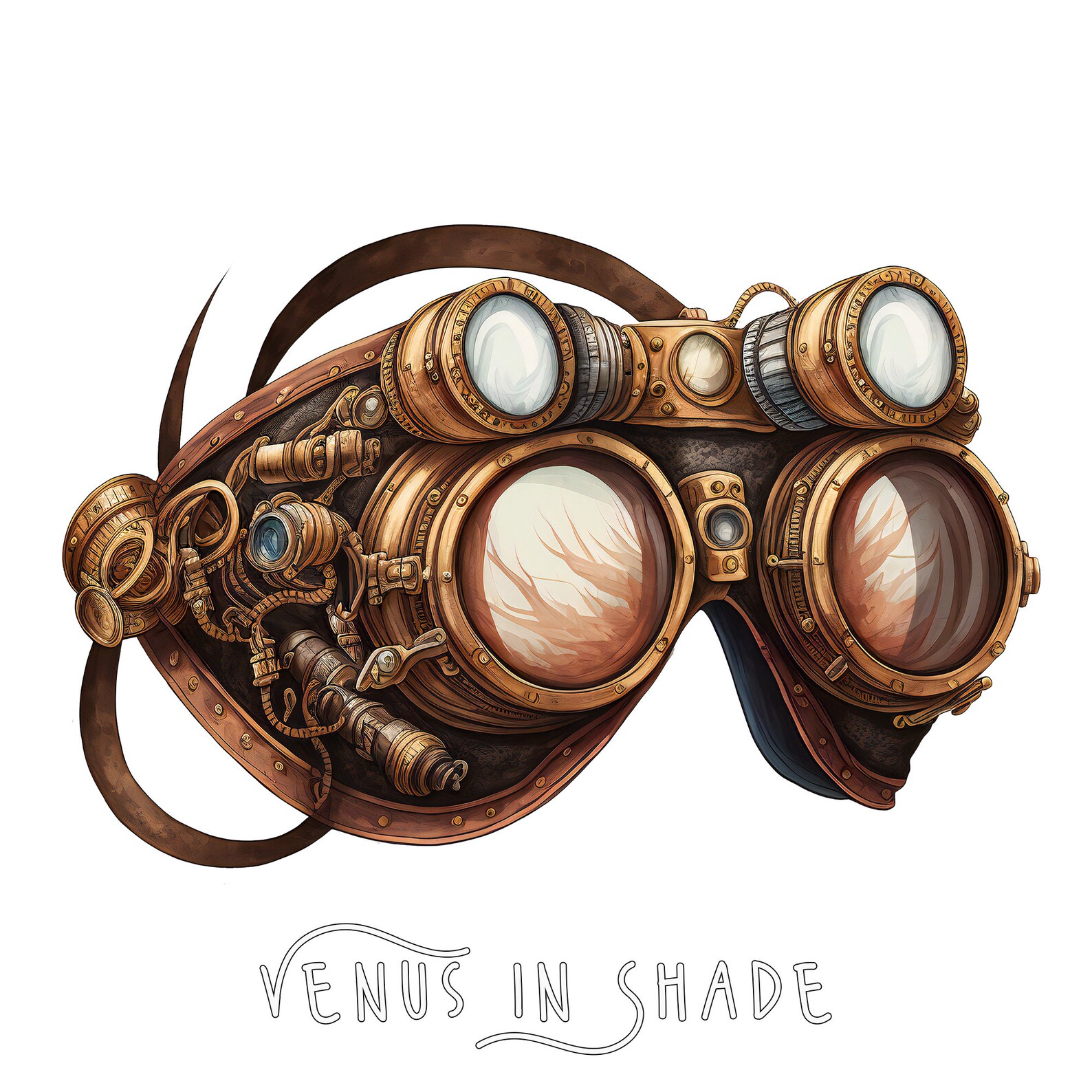 Steampunk Goggles Invention Vintage Metal Contraption Storybook ...