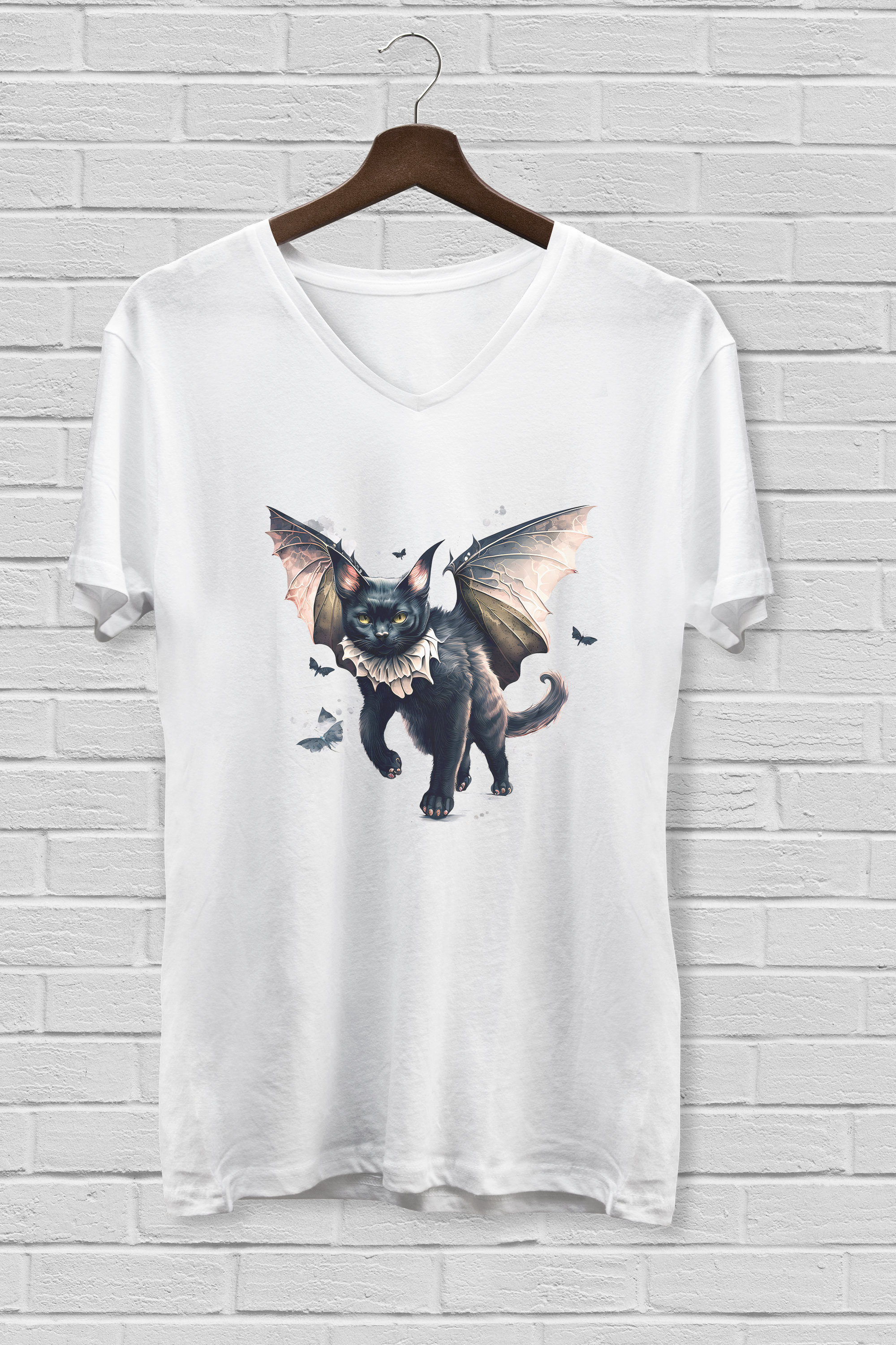 Odd Creature Winged Black Cat Bat Cat Flying Kitten Pet Animal Woodland ...