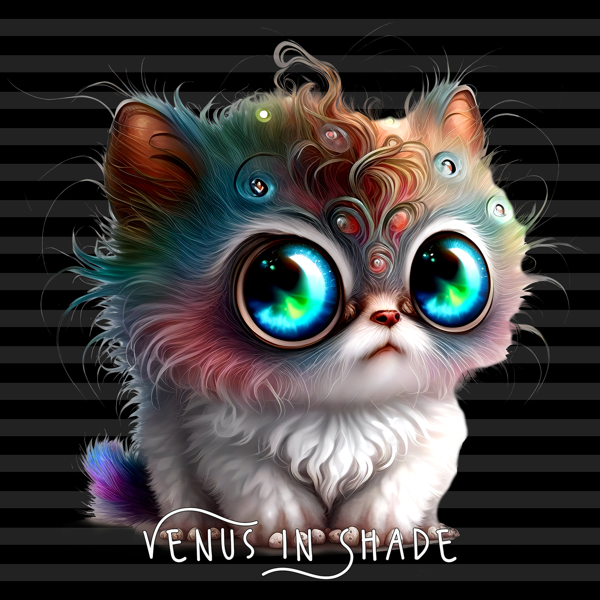 Odd Creature Space Cat Alien Entity Fantasy Monster Animal Woodland ...