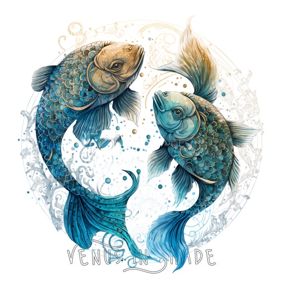 Pisces Fish Symbol Art