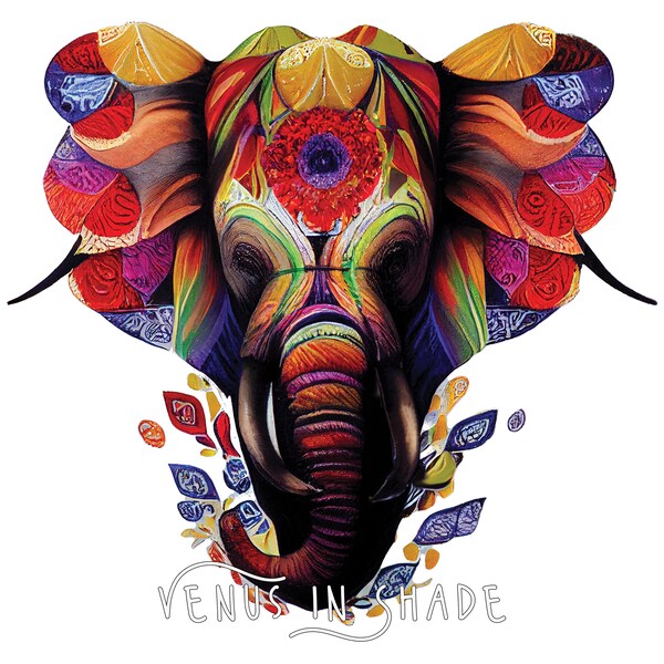 Rainbow Elephant - Etsy