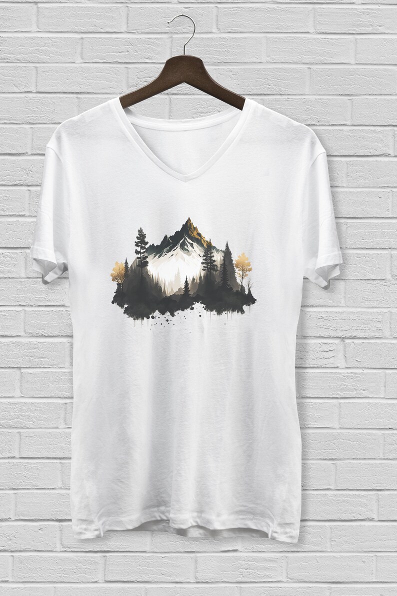 Mountain Peak Hiking Nature Trail Sticker Mountain Outdoor - Etsy