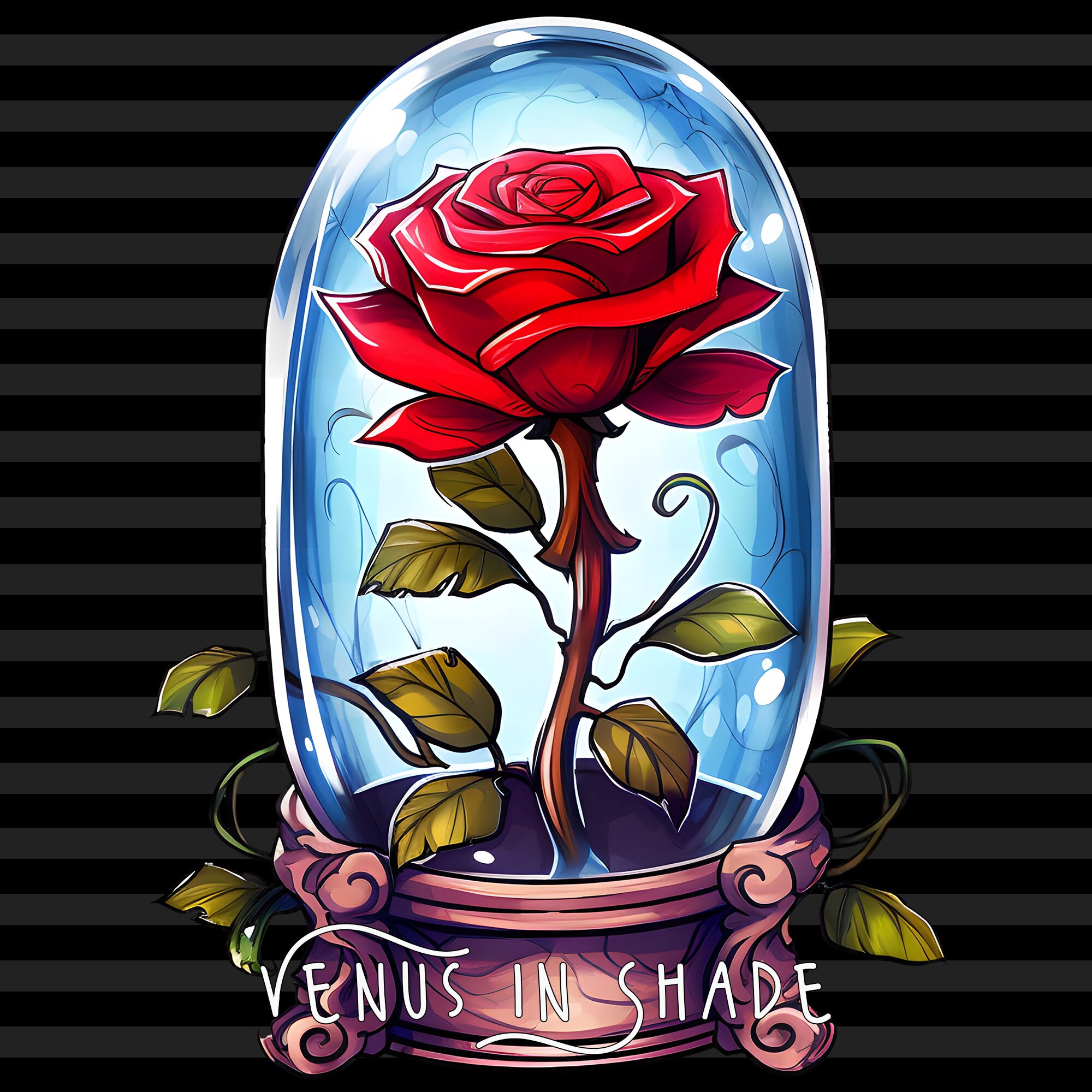 Enchanted Rose Antique Storybook Fairytale Flower and Vines Hidden ...