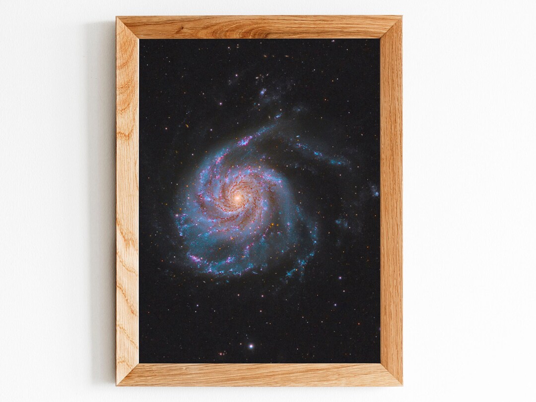 The Pinwheel Galaxy Space Poster, Original Astronomy Photography Giclée ...